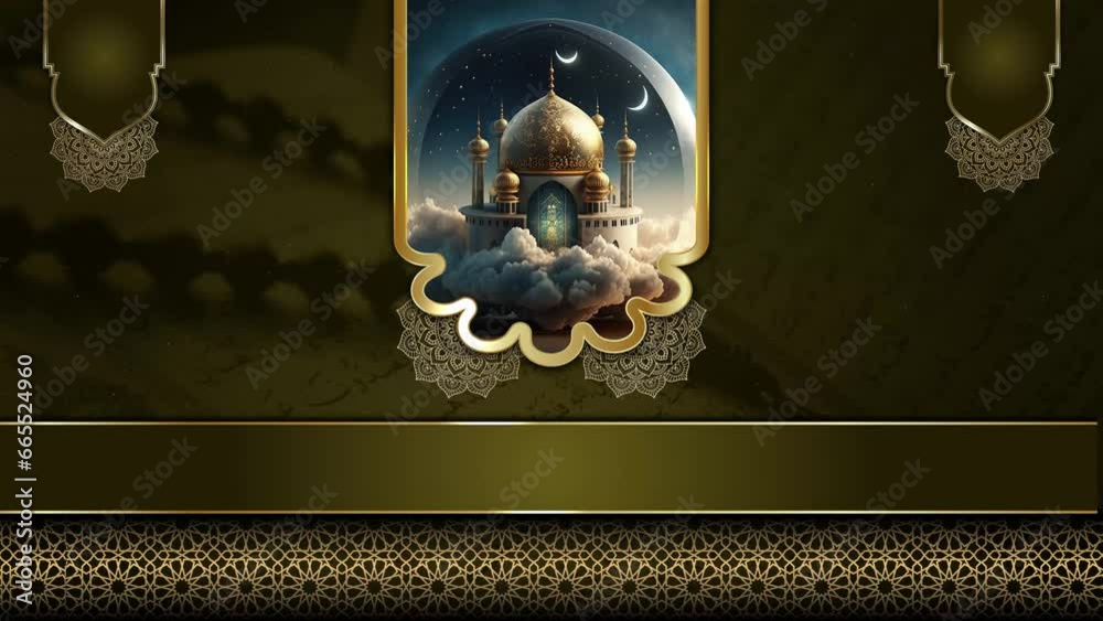 islamic background , muslim mosque , islamic design video wallpaper, 4K ...