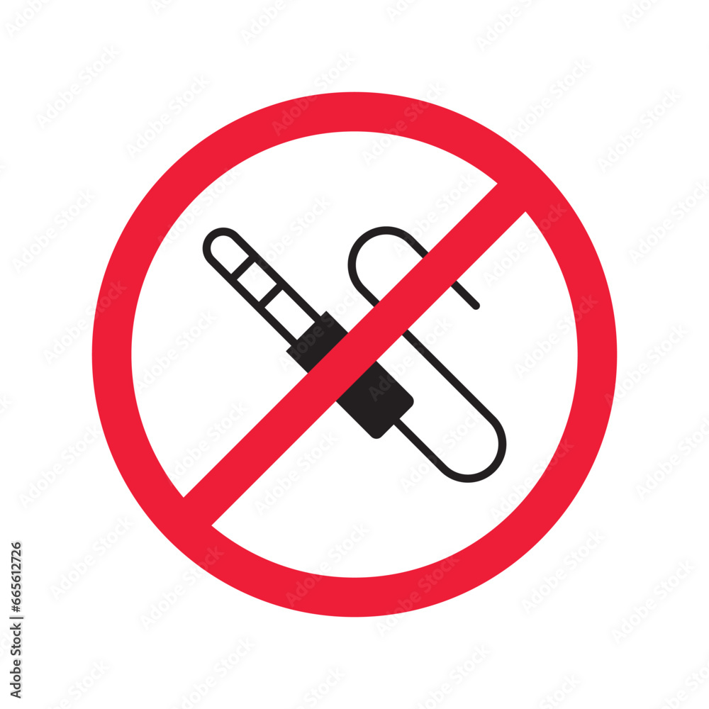 Forbidden Prohibited Warning, caution, attention, restriction label ...