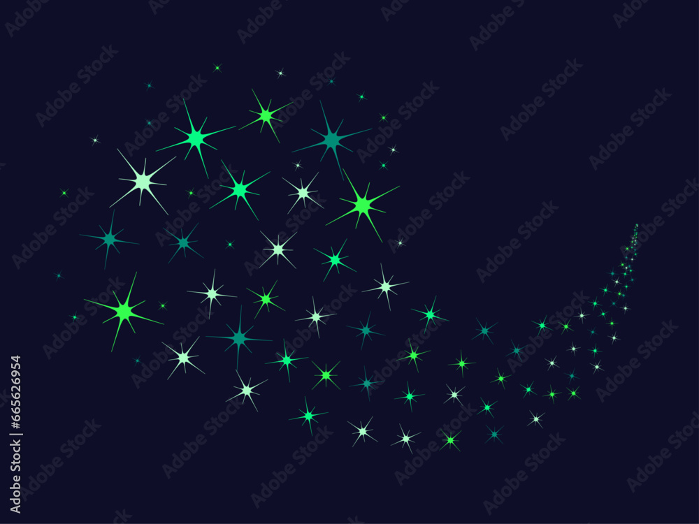 Vettoriale Stock Colorful sparking firework. Christmas vector pattern ...