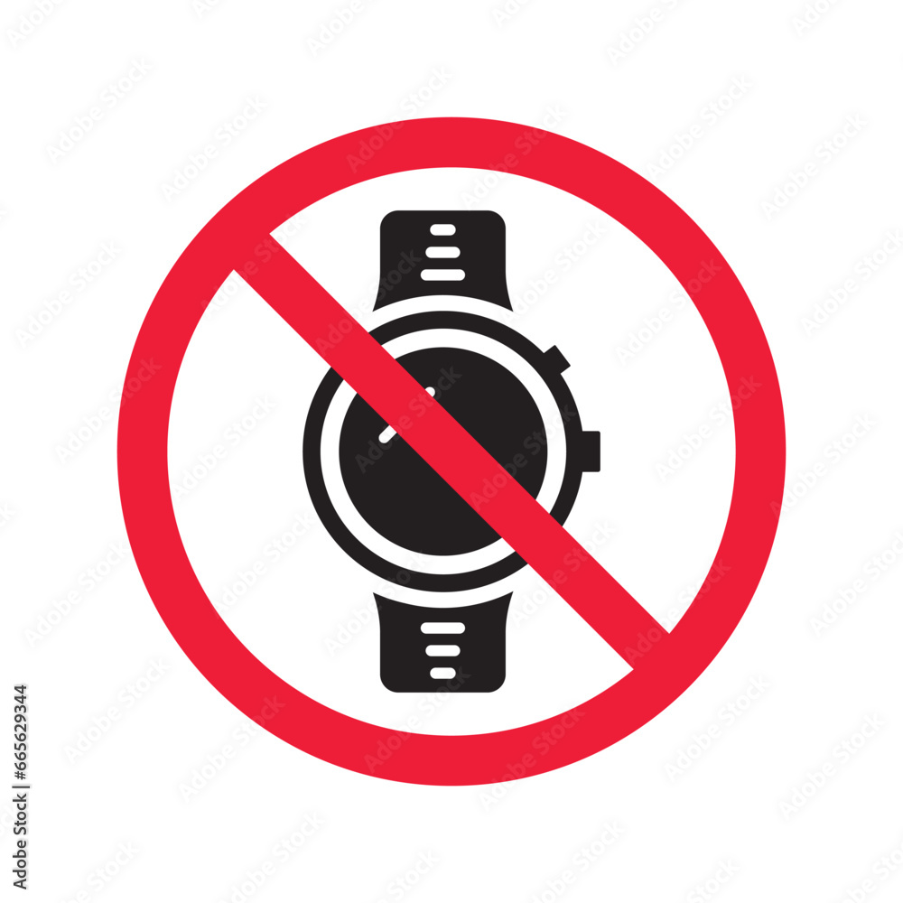 Forbidden Prohibited Warning, caution, attention, restriction label ...