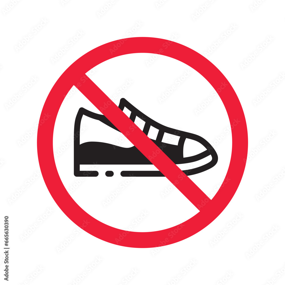 Forbidden Prohibited Warning, caution, attention, restriction label ...