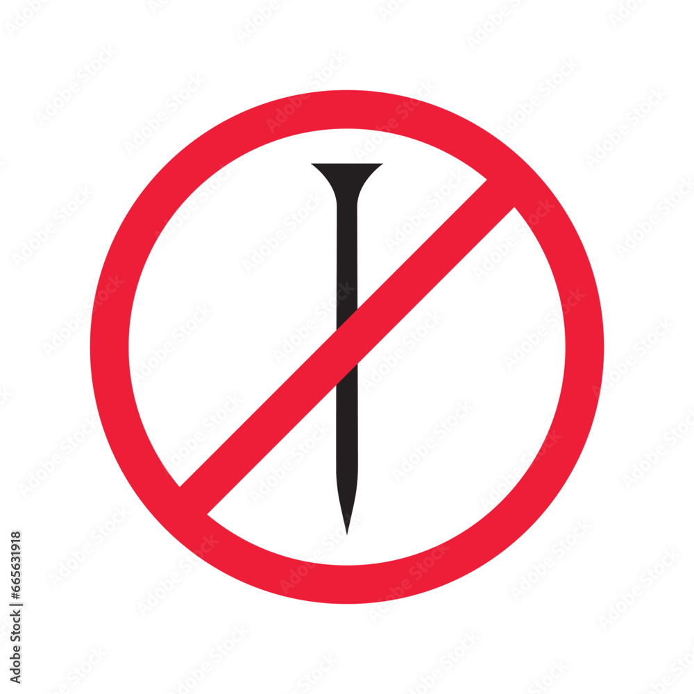 Forbidden Prohibited Warning, caution, attention, restriction label ...