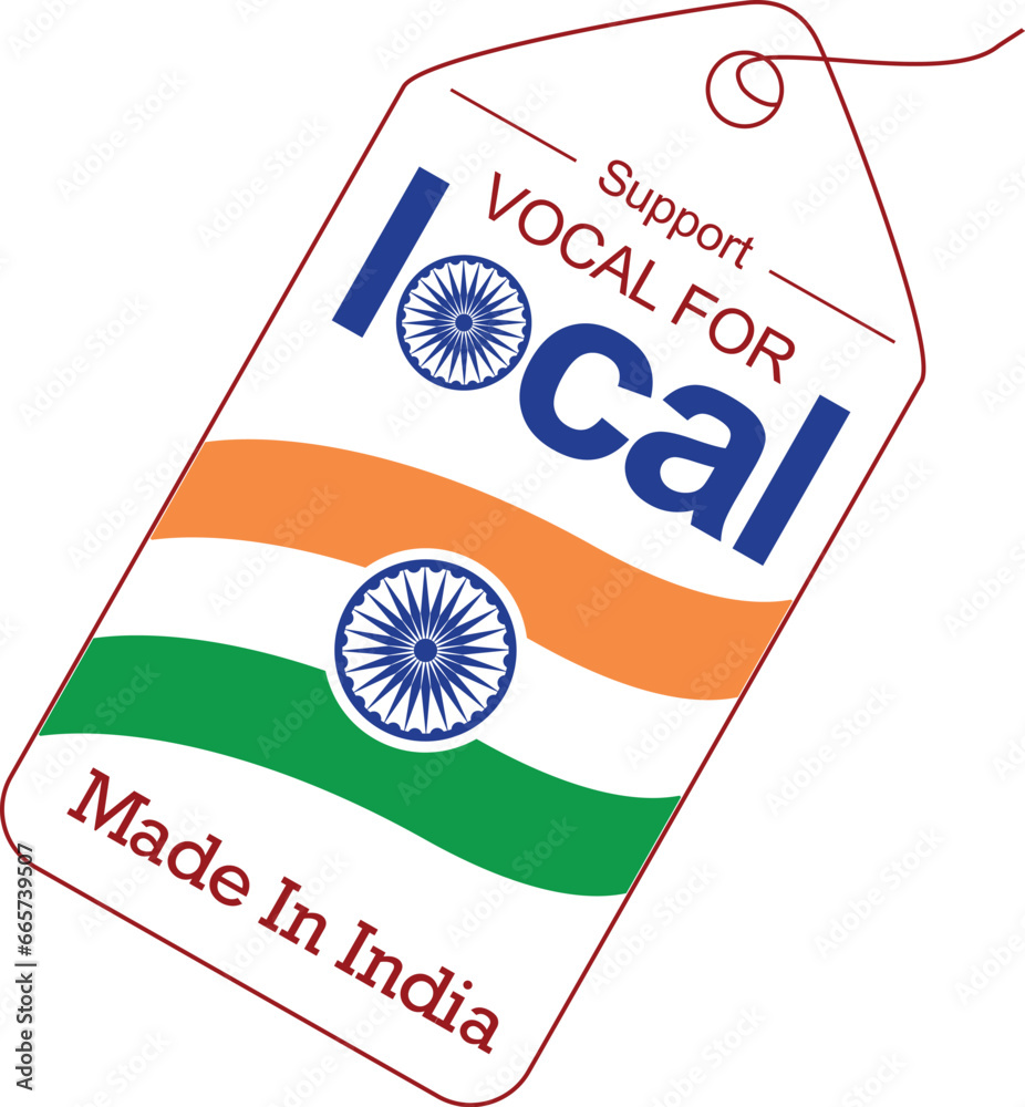 vocal for local tag card ready for print - easy to edit made in India ...