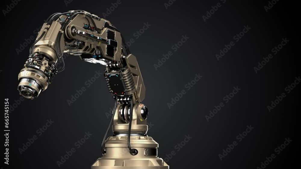 Robotic arm, mechanical hand or Industrial robot manipulator ...