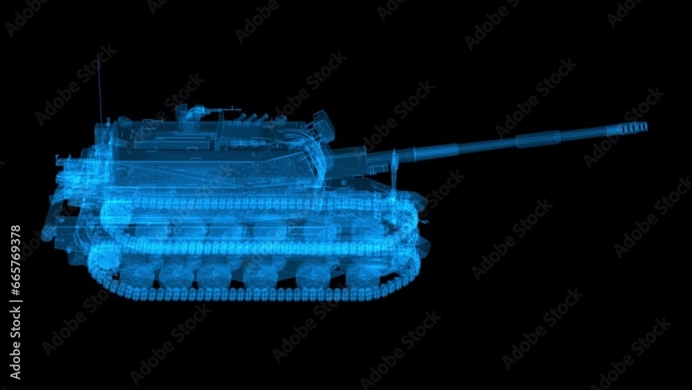Self propelled artillery guns howitzer model Koalitsiya-SV 2S35. High ...