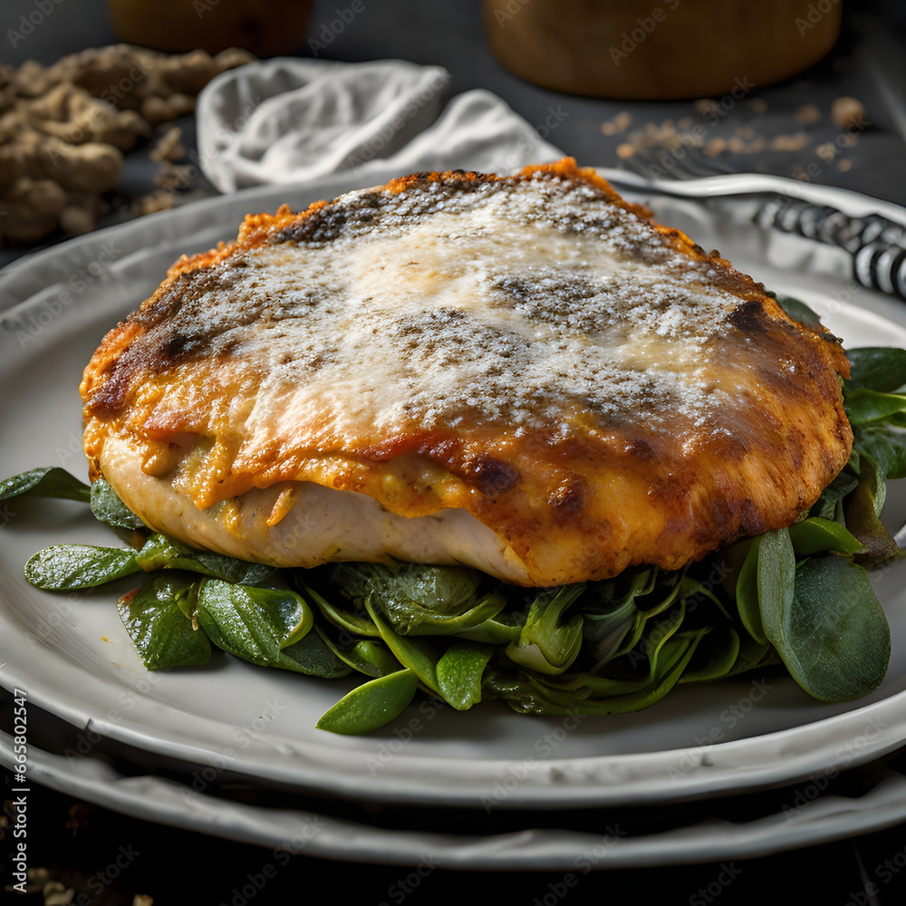 Chicken Parm - A Classic Italian Comfort Dish Stock Photo | Adobe Stock