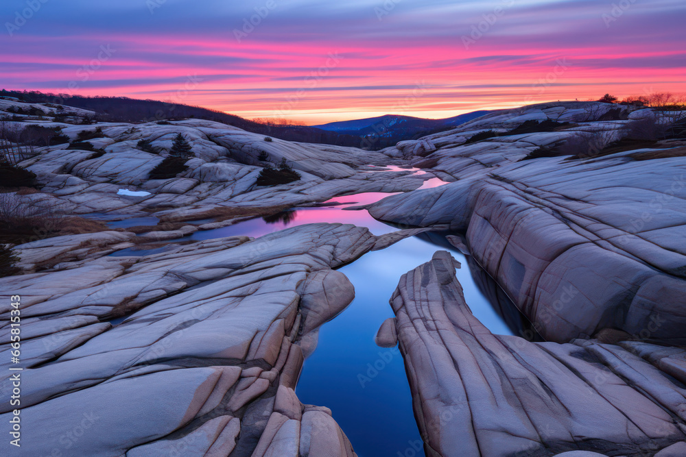 The relentless waves crash against a resilient rock, embodying the ...