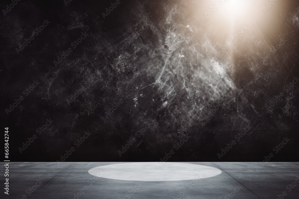 Universal background for a presentation with light shining on black ...