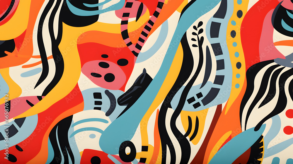 abstract 80s concept wallpaper, animal printing, tribal animal and ...