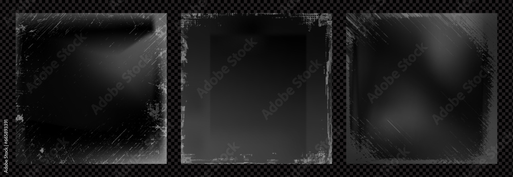 Vetor de Realistic overlay texture of scratched retro vinyl cover album ...