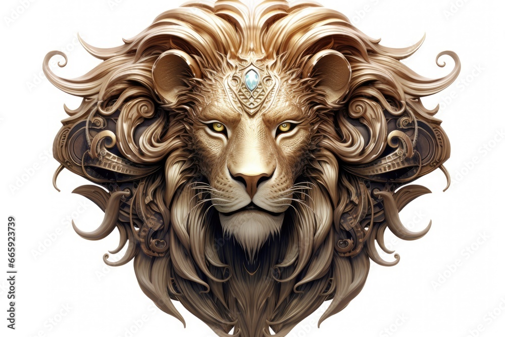 Zodiac Leo Symbol Leo the lion star sign The constellation of Leo is a ...