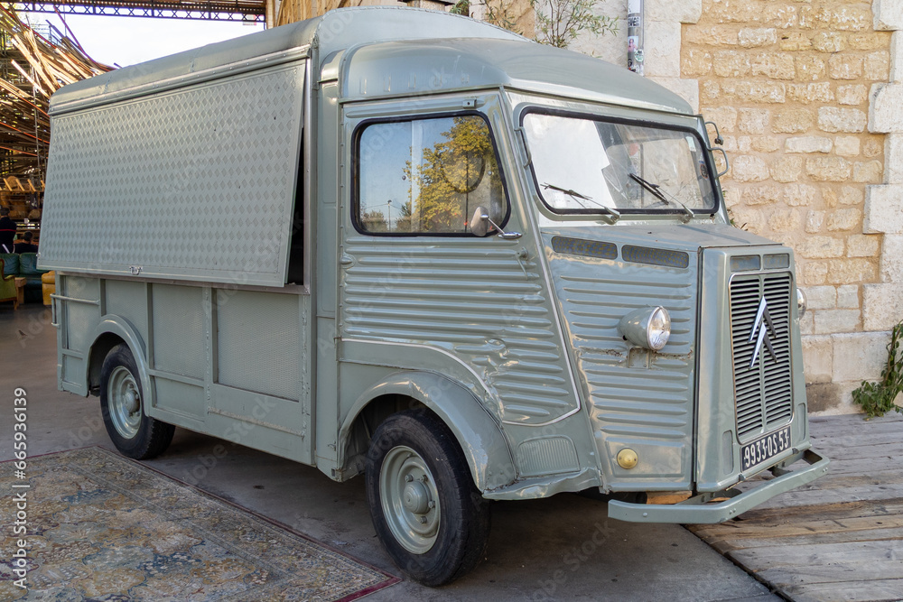 Citroen tube hy type h logo brand and sign text tub panel van foodtruck ...