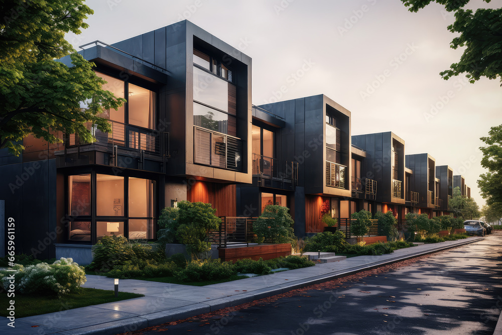 Stylish townhouses, contemporary homes set in the heart of the city ...