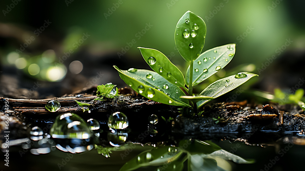 Water Drop natural water drop. Hyaluronic acid molecules. Hydrated ...