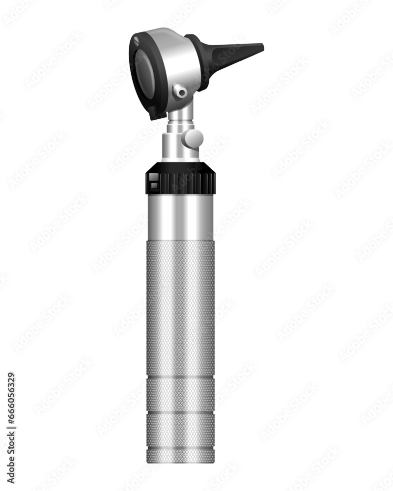 Otoscope - medical device realistic illustration Stock Vector | Adobe Stock