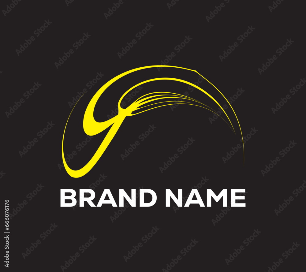 Abstract logo. EPS file. Editable Color. CMYK Color mode. Free Font ...
