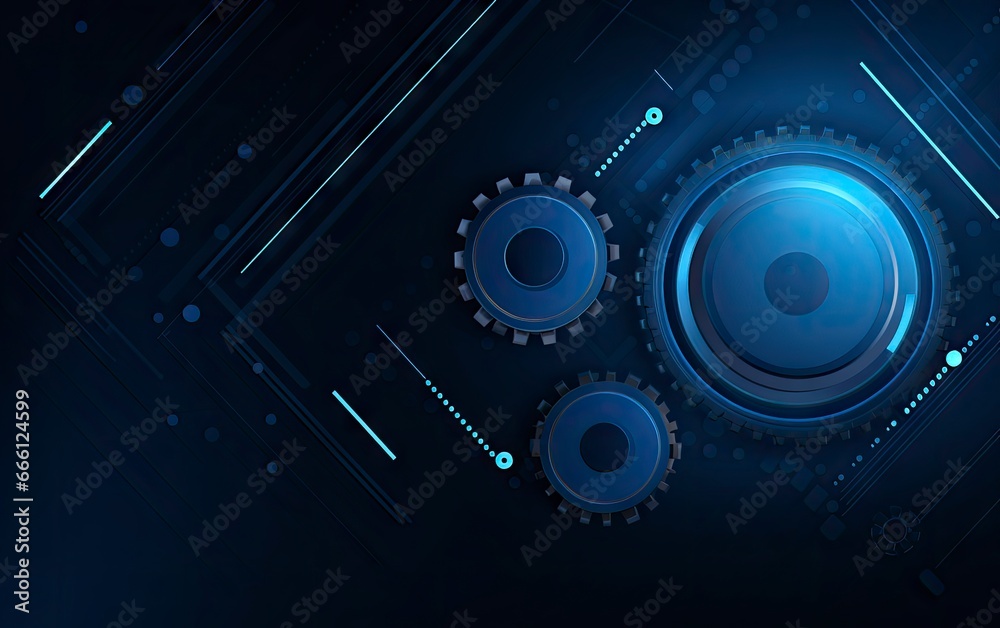 Abstract blue technology background. background for your design Stock ...