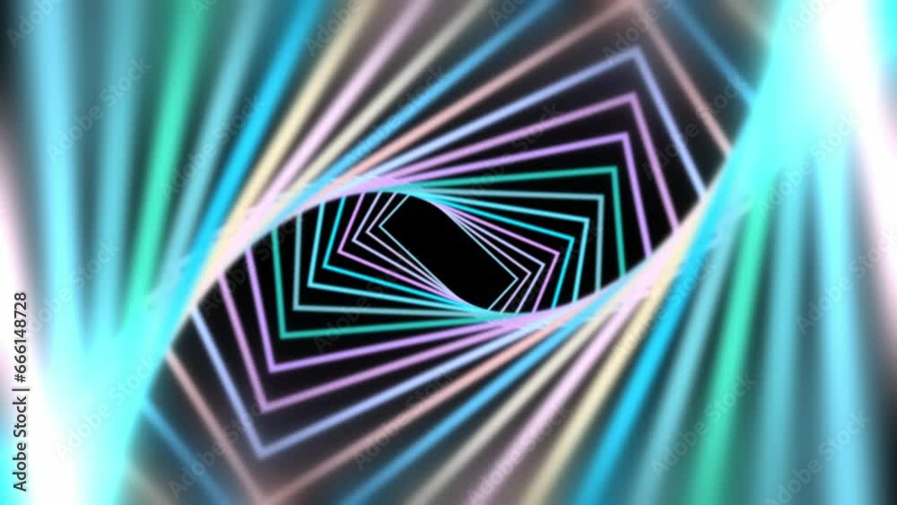 Rotating rectangles shapes as multicolor rectangle pattern background ...