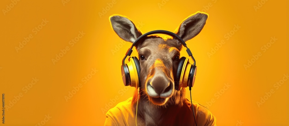 DJ moose animal who mixes the best music for the party. Not to mention ...