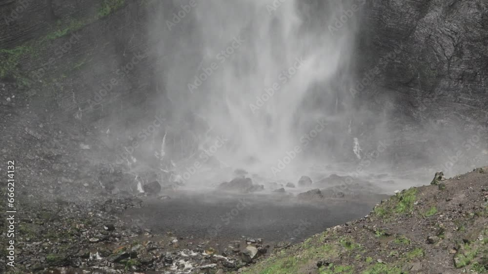 Gocta Cataracts, Catarata del Gocta, are perennial waterfalls with two ...