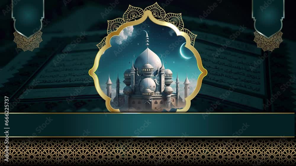 islamic background , muslim mosque , islamic design video wallpaper, 4K ...