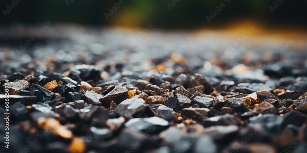 Gravel Path Texture: A photograph that captures the rough and uneven ...