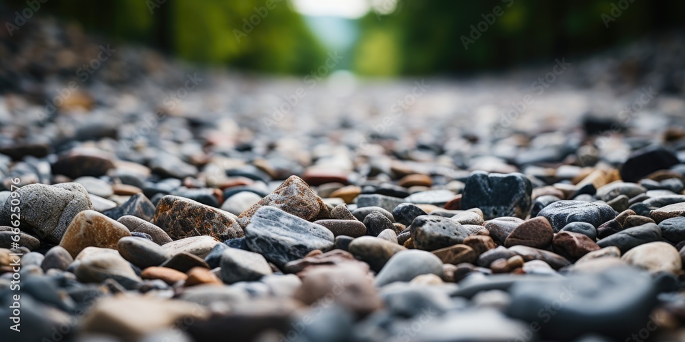"Uneven Path Detail: A shot showcasing the fine, rough patterns and the ...
