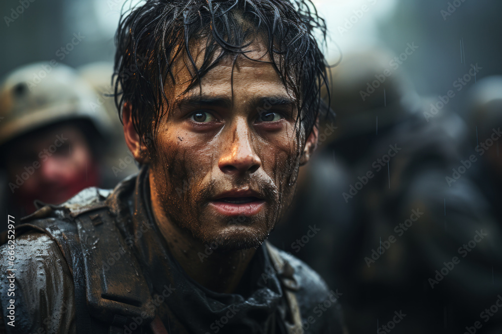 A war correspondent capturing the raw emotions of soldiers on the ...