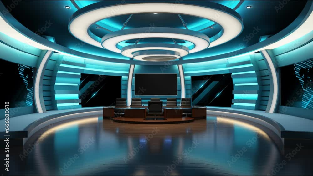 Tv studio. News room. Studio Background. Newsroom bakground. Backdrop ...