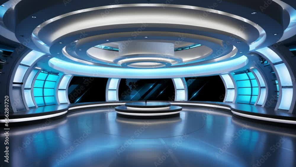 Tv studio. News room. Studio Background. Newsroom bakground. Backdrop ...