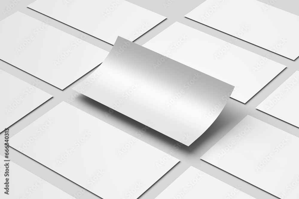 Blank slides presentation mockup Stock Illustration | Adobe Stock
