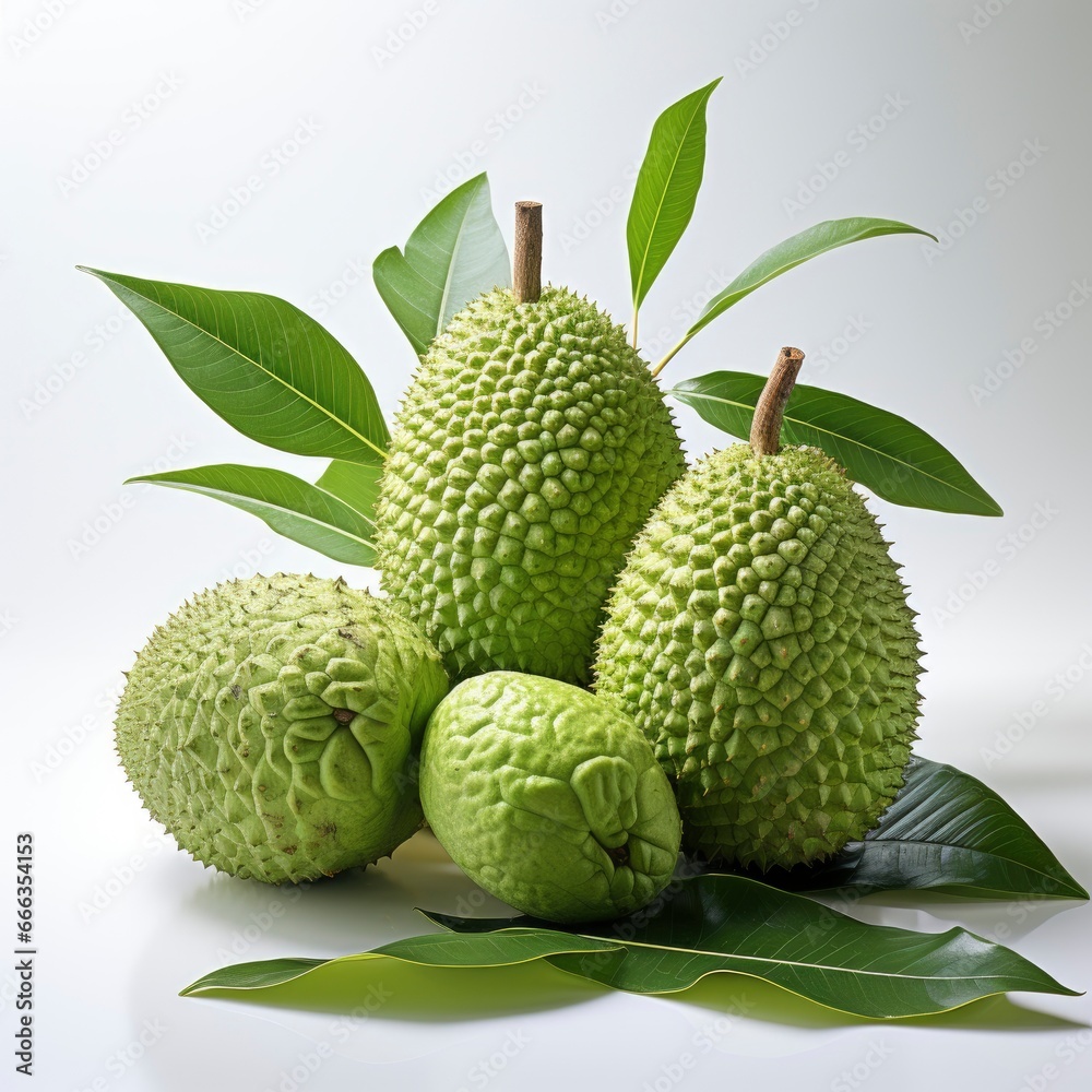 Annona Muricata Isolated White Background , Hd , On White Background ...