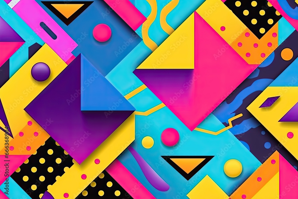 90s Wallpaper: Trendy Backgrounds with Artistic Flair Stock ...