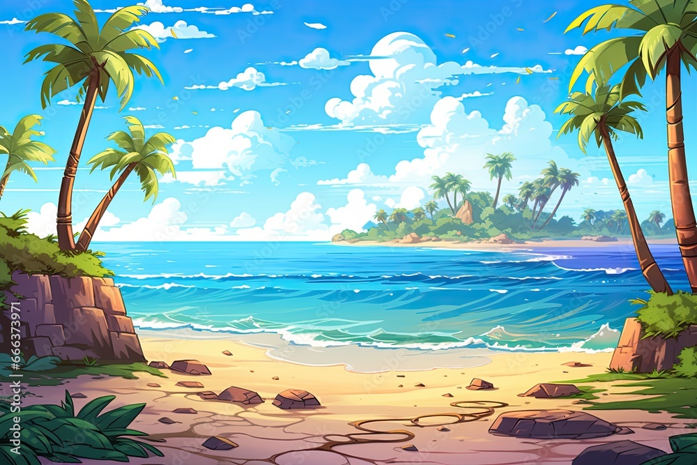 Cartoon Beach: Stunning Aesthetic Beach Pictures for Your Ideal Getaway ...
