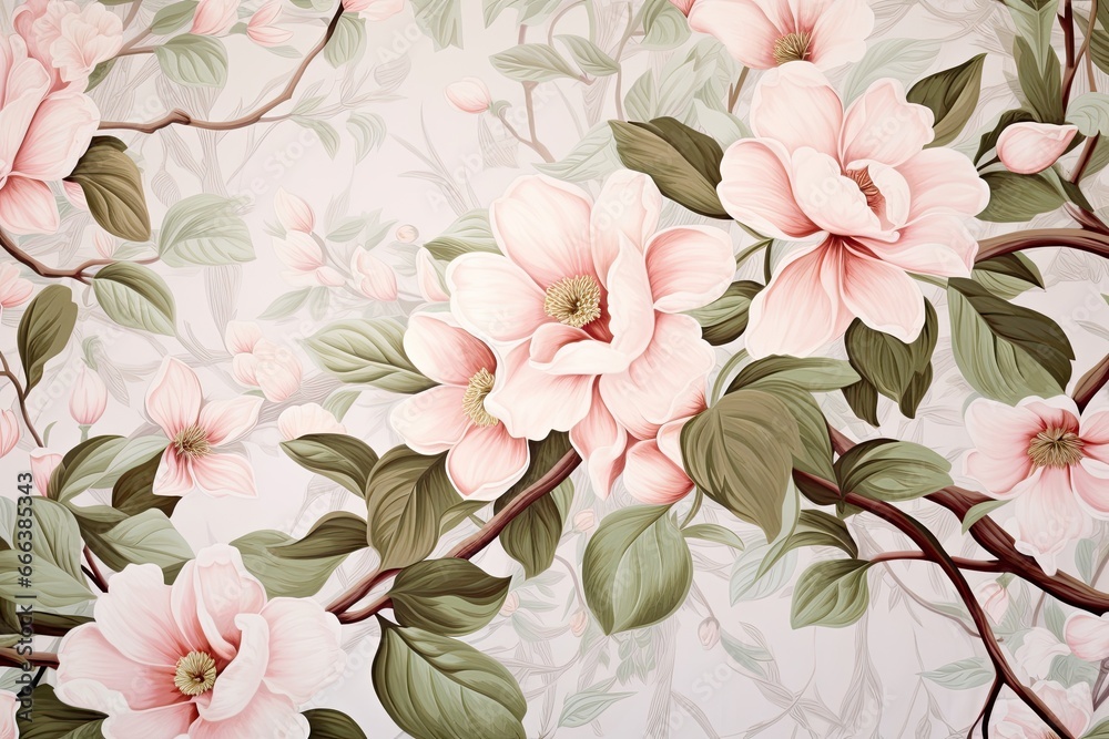 Spring Background Wallpaper: Fabric Texture Surface for Interior Wall ...