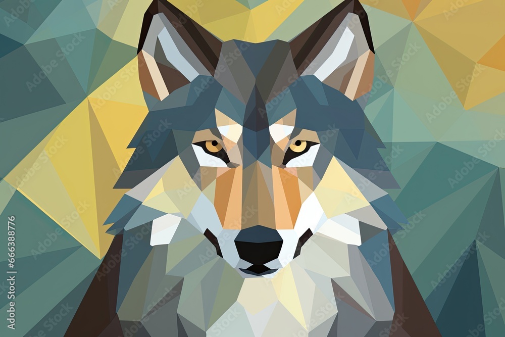 Wolf Wallpaper: Flat Seamless Texture for Stunning Home Decor Stock ...