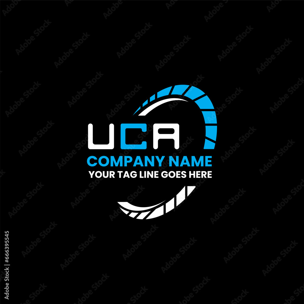 UCA letter logo vector design, UCA simple and modern logo. UCA ...