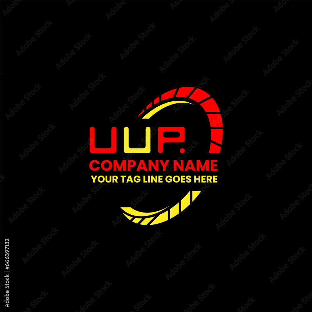 UUP letter logo vector design, UUP simple and modern logo. UUP ...