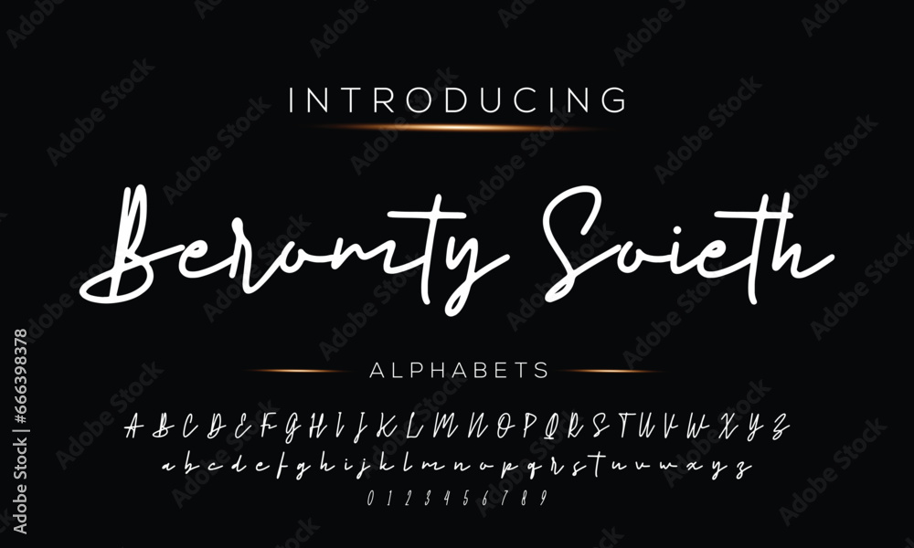 Hand drawn vector alphabet. Script font. Isolated letters written with marker, ink. Calligraphy ...