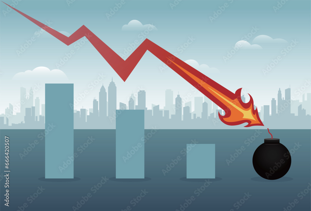 Economy continues to decline and is about to hit the explosive point ...