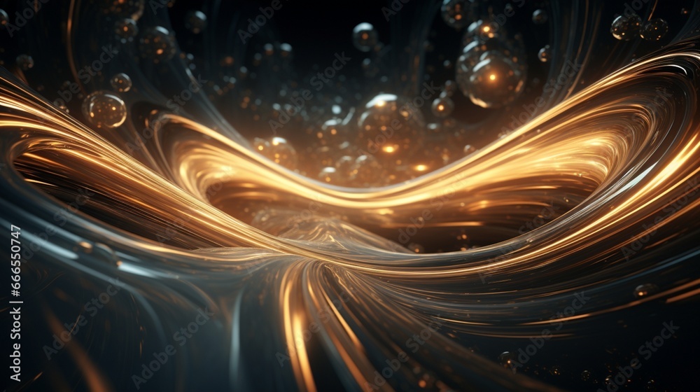 Fluid dynamics in action, as liquid metal weaves through a complex ...