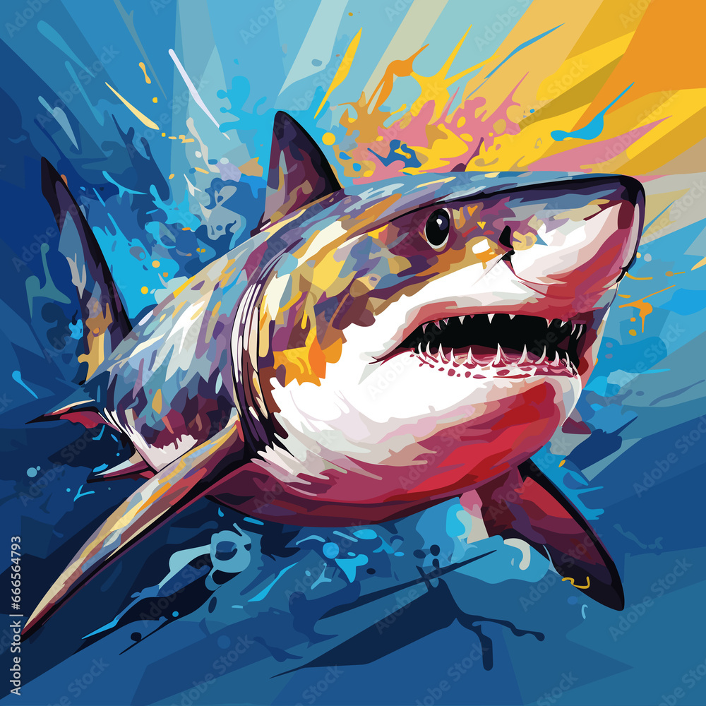 Experience the mesmerizing world of animal pop art design! Dive into a ...