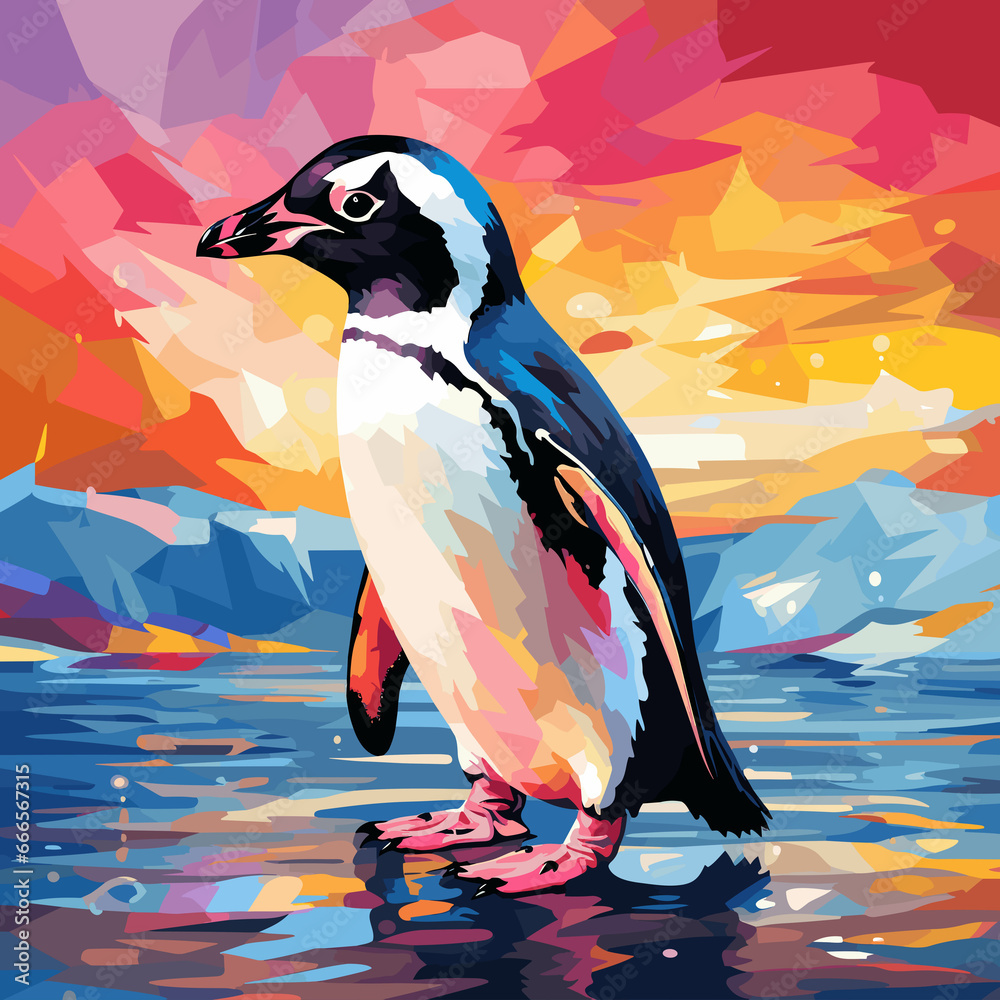 Experience the mesmerizing world of animal pop art design! Dive into a ...