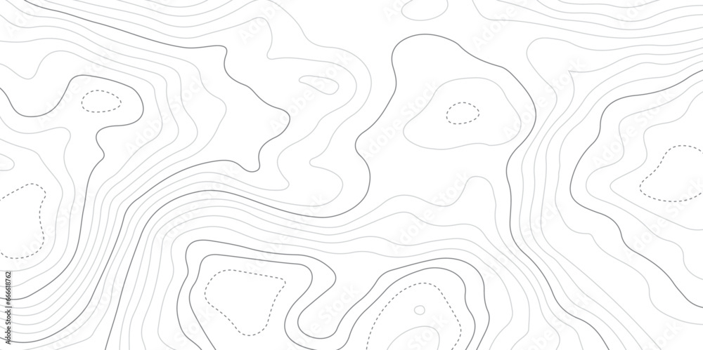 Abstract wavy curve geography topography lines contours map background ...