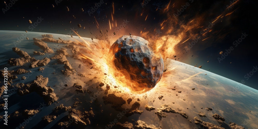 Catastrophic Collision: When an Asteroid Exploded, Forming a Massive ...