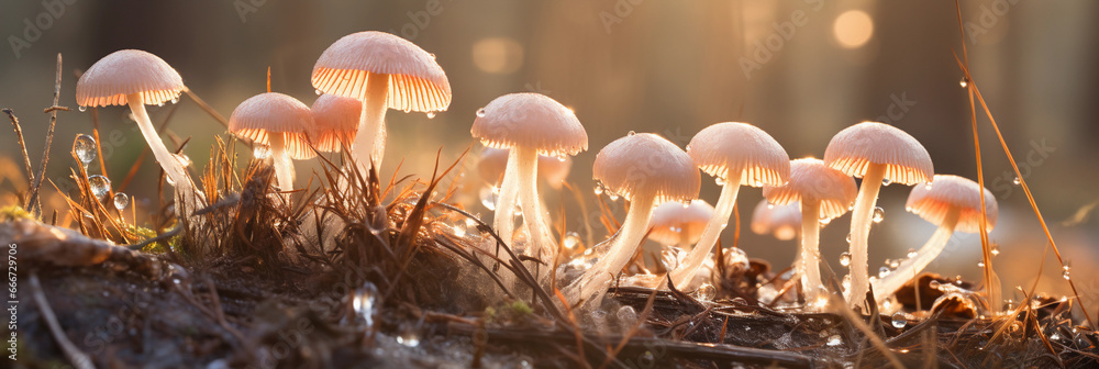 Puffball mushrooms in the moment of spore release, high - speed capture ...