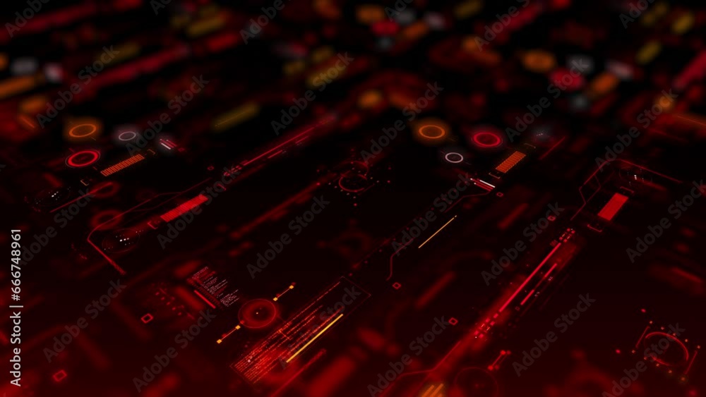 Universal HUD, UI graphic elements. Sci Futuristic User interface ...