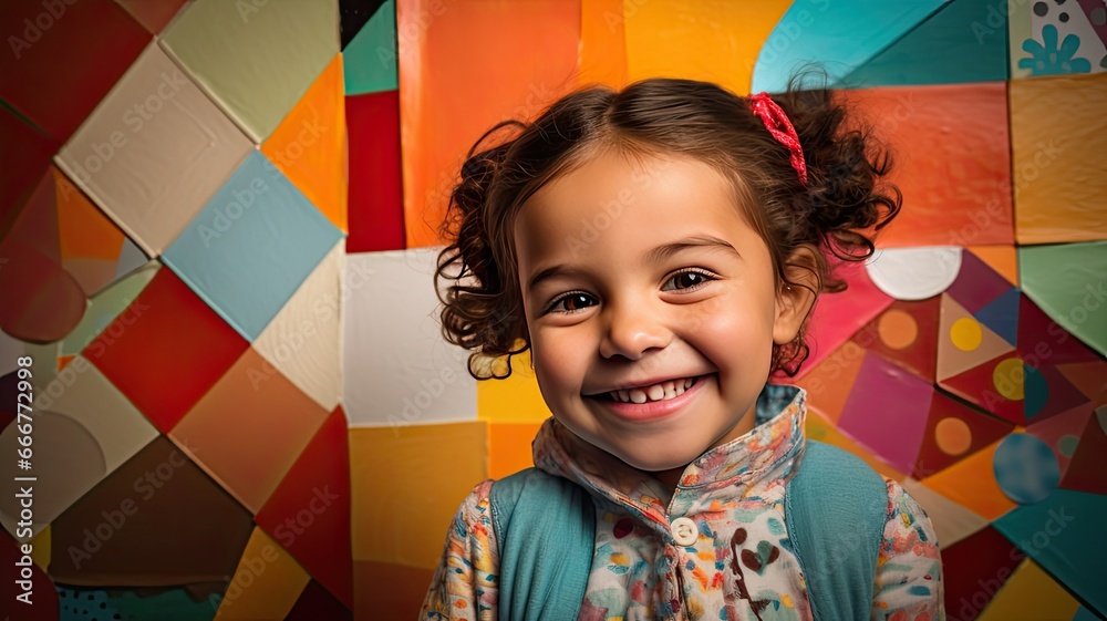 children from around the world, showcasing their confident smiles ...