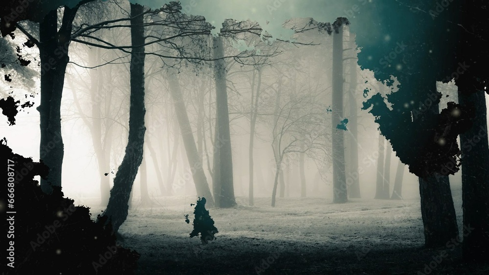 Horror Dark vibe Smokey Particle Intro Stock Template | Adobe Stock