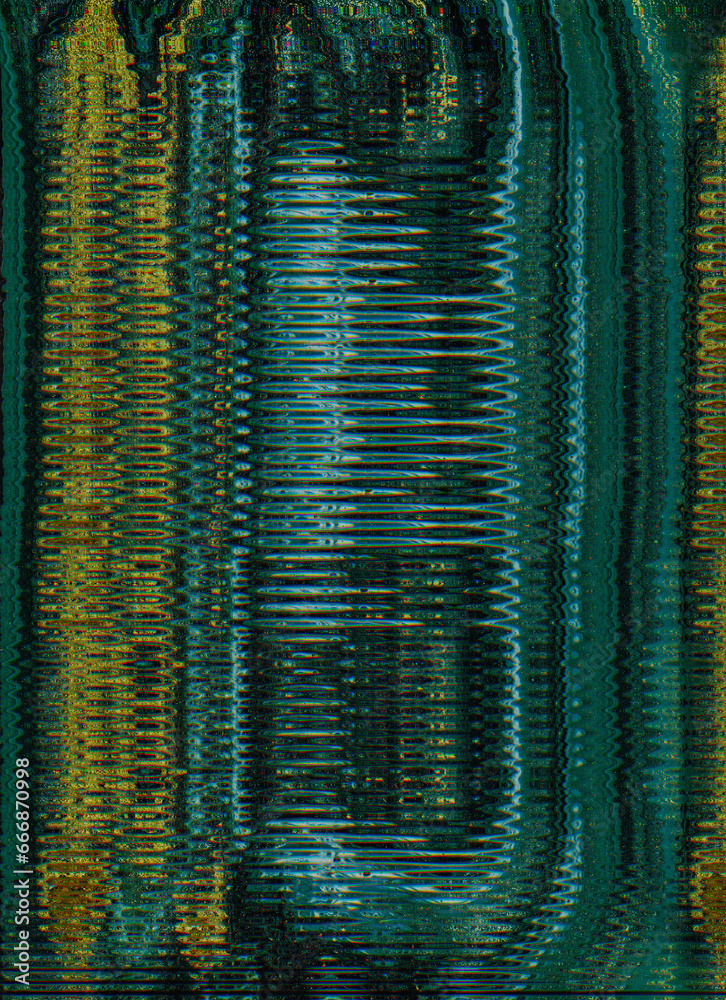 Futuristic glitch. Digital noise texture. Matrix distortion. Blue ...